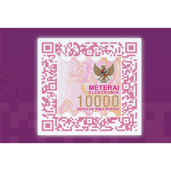 Jual E-METERAI / METERAI ELEKTRONIK RESMI PERURI & TTD (eMeterai ...