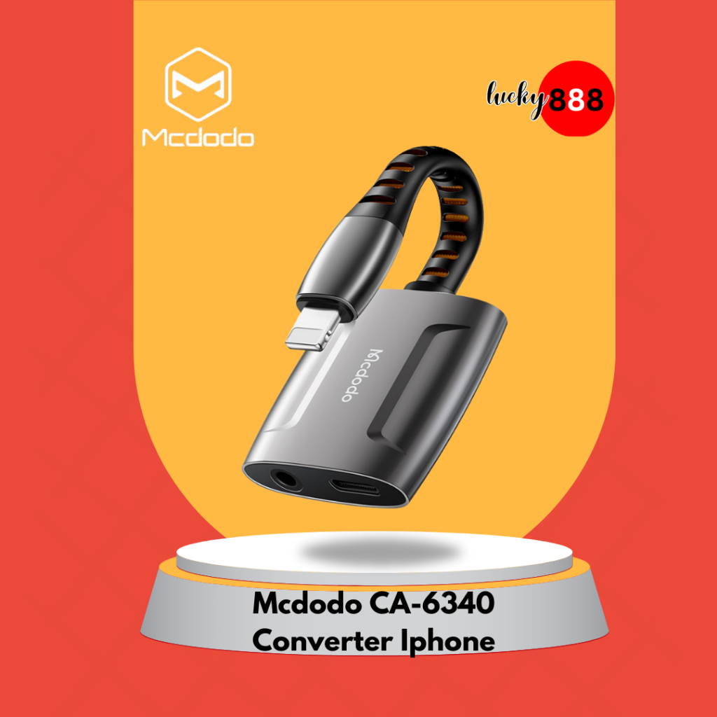 Jual MCDODO Splitter iPhone Ke Jack 3.5Mm +Lightning Audio Open Mic Ca ...