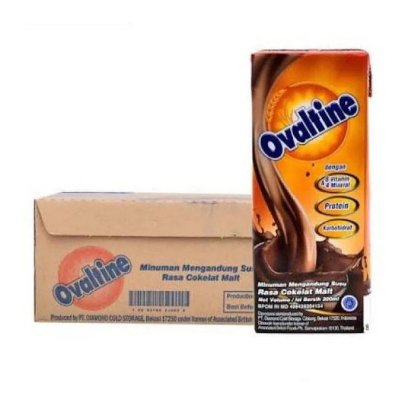 Jual Uht Milk Choco Malt Ovaltine 200ml | Shopee Indonesia
