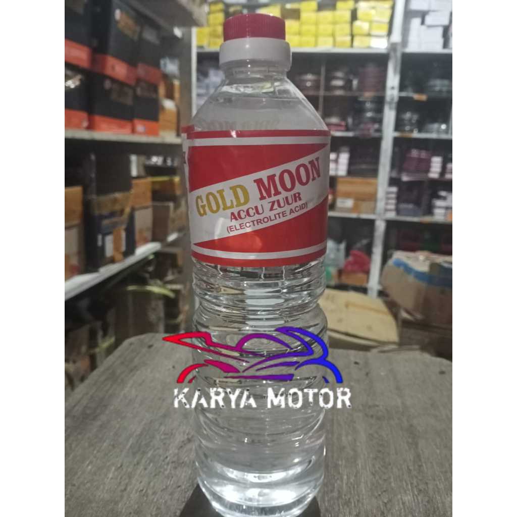 Jual Air Aki / Accu zuur merek Gold Moon | Shopee Indonesia