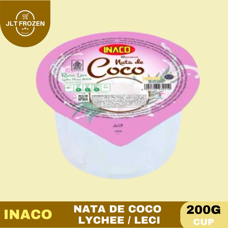 Jual Inaco Nata de Coco Cup Sari Kelapa Mangga/Leci/ Jeruk Selasih ...
