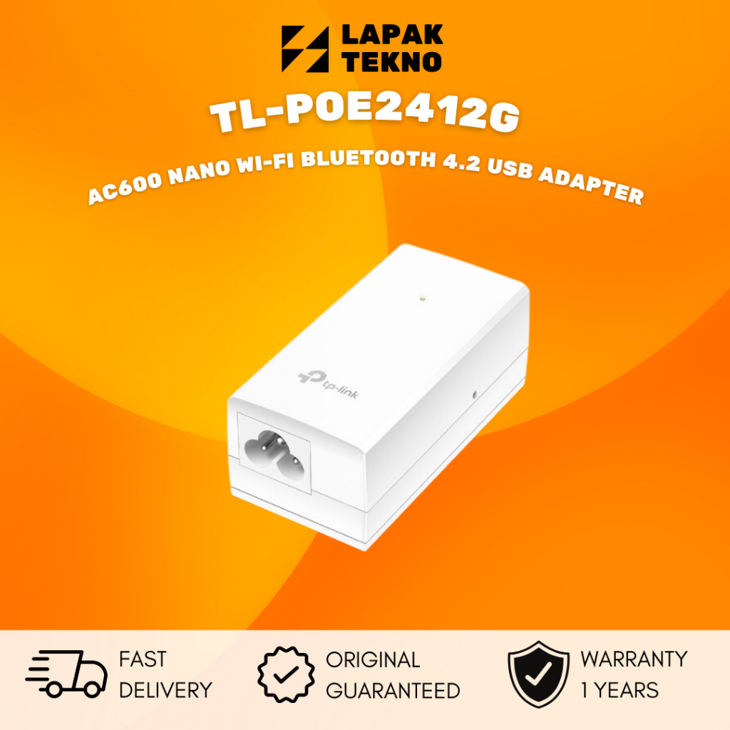 Jual TP-LINK TL-POE2412G Gigabit 24VDC Passive PoE Adapter TPLINK ...