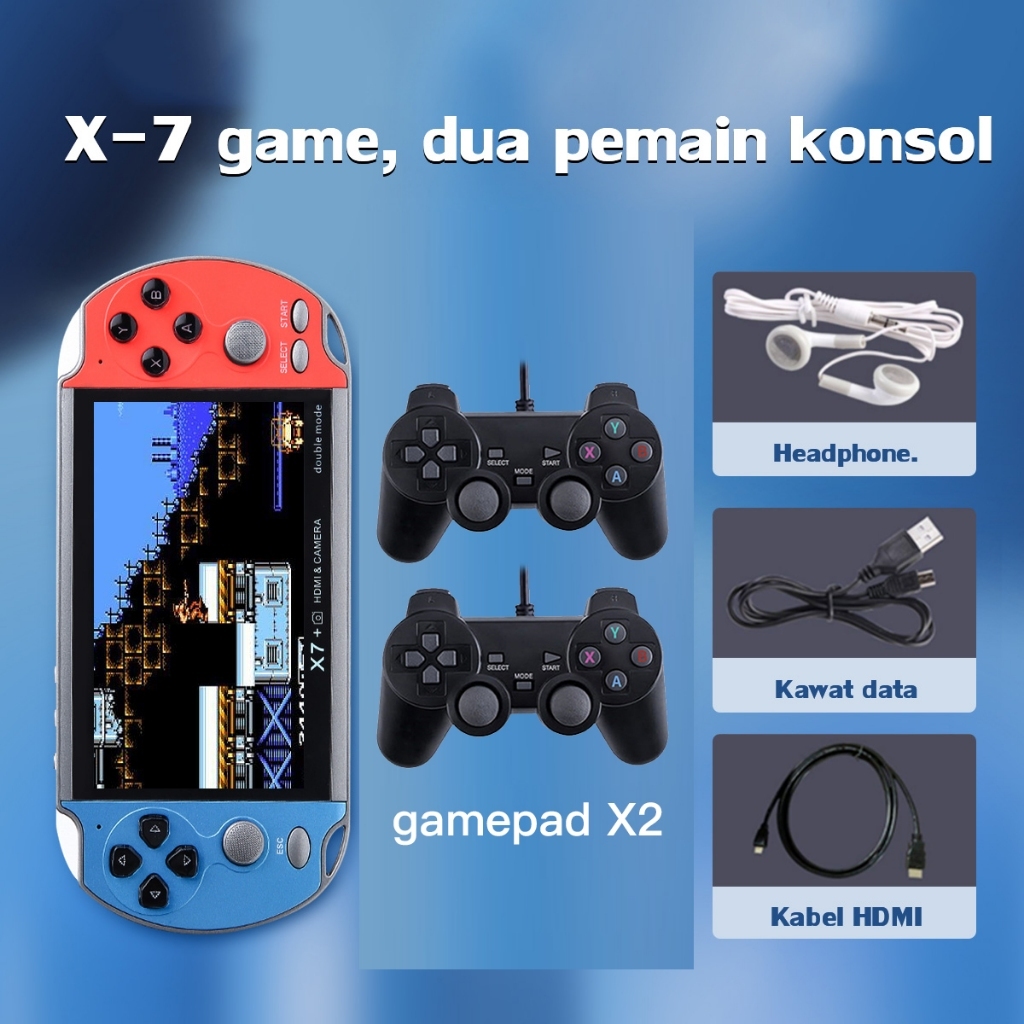 Jual PSP X12/X7PLUS/X80 Gameboy Retro Video Game Console 8GB bawaan 20.000+ game 5,1 inci ...