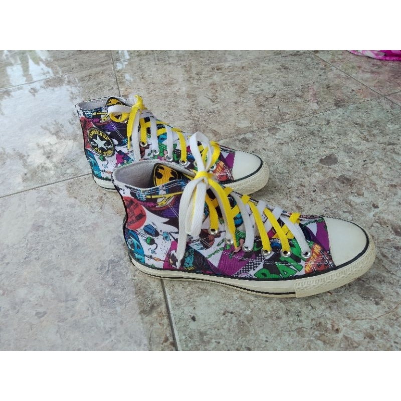 Jual SEPATU CONVERSE 70S HIGH X BATMAN DC COMIC KARACTER || Sepatu All ...