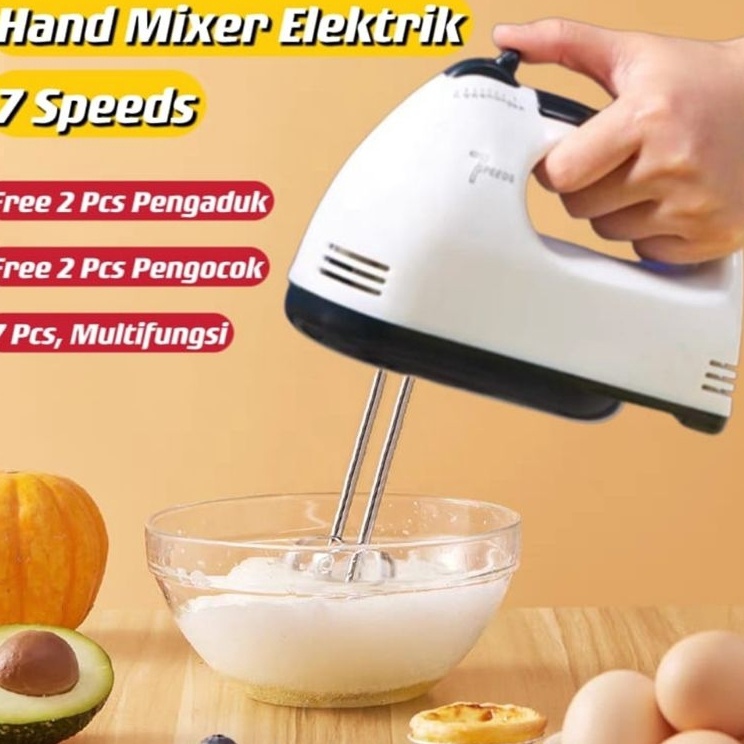 Jual Hand Mixer Pengaduk Telur Kue Mixer Tangan Pengocok Adonan