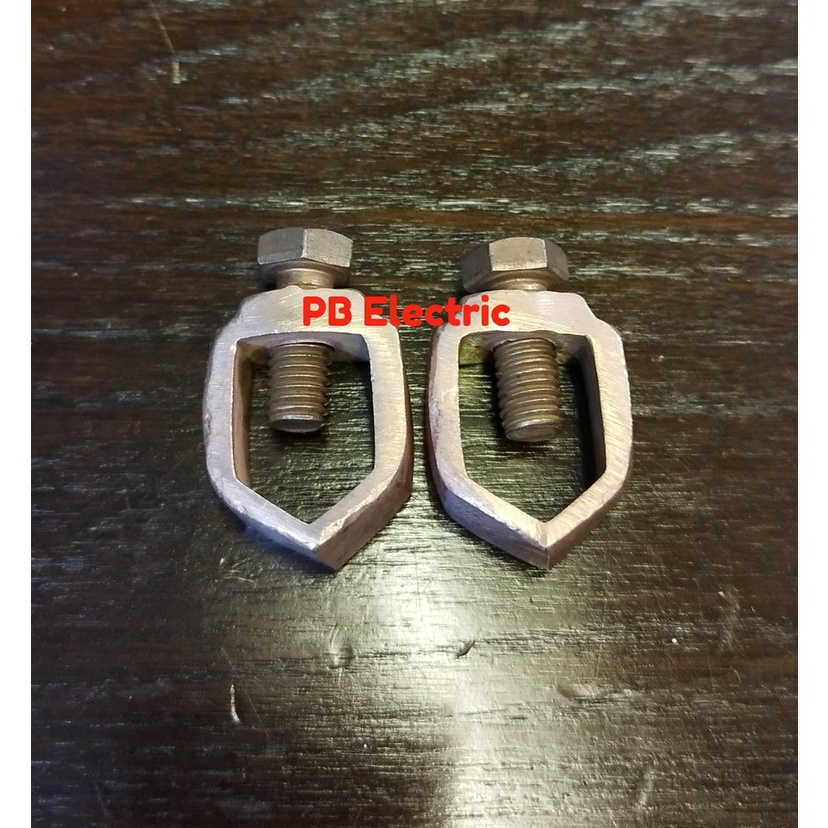 Jual TLk Klem Cincin 58 Inch Tembaga Asli Ground Rod Clamp Grounding 58 ...