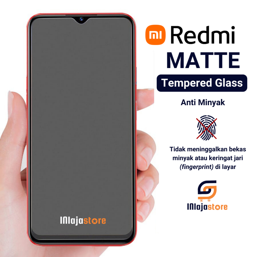 Jual Matte Glass Full Layar Redmi A7 Pro A5 A4 5G A3 Pro A3 A2 A1 A1 ...