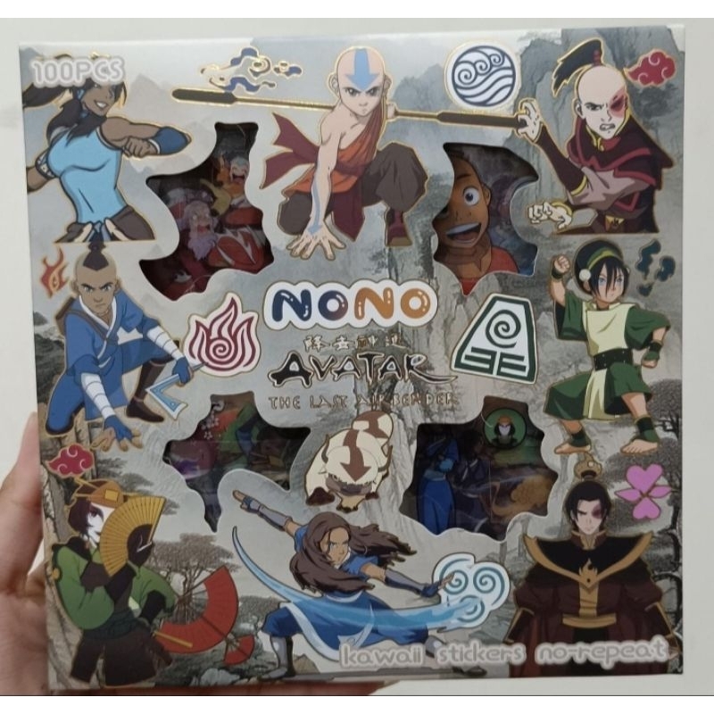 Jual Stiker Avatar Waterproof Stiker Nono Box Isi 100 Lembar Motif ...
