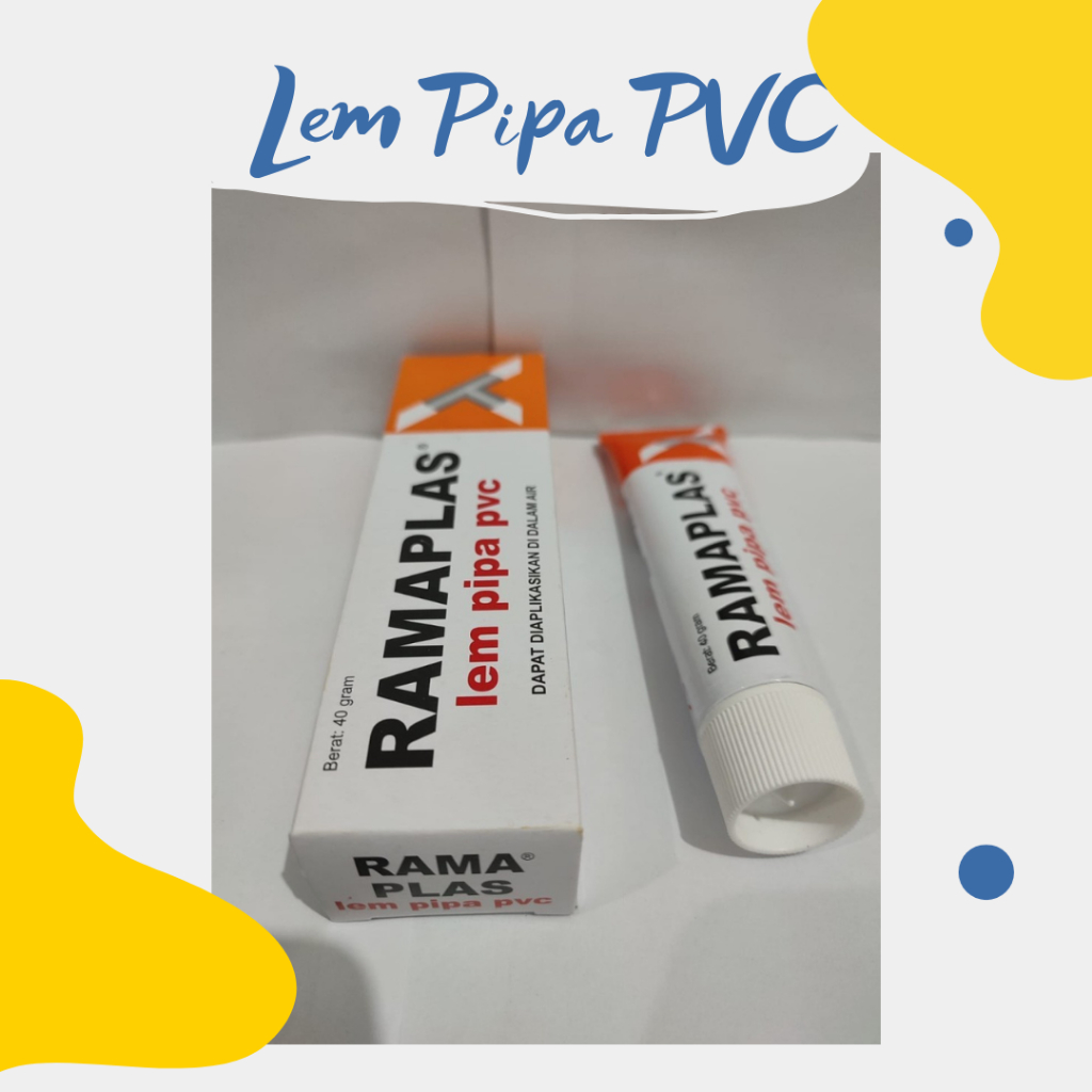 Jual Lem Pipa PVC Lem Pralon /Lem Pipa Odol 40 Gram | Shopee Indonesia