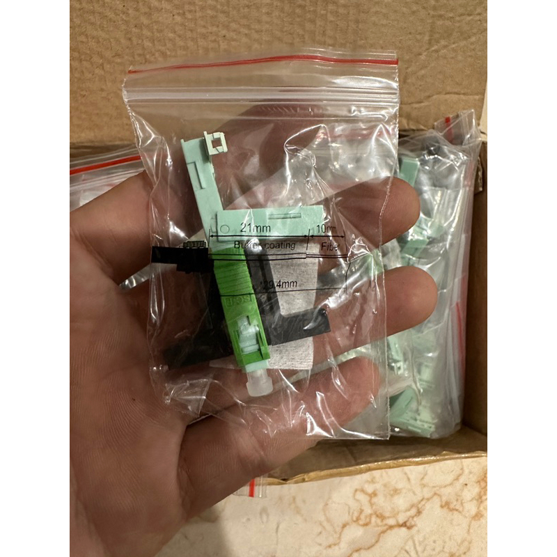 Jual Fast conecttor SC APC Fiber Optik FTTH ZTE ORIGINAL | Shopee Indonesia