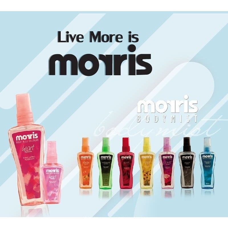 Jual Body Mist Cologne Morris Parfum 50ml - all varian | Shopee Indonesia