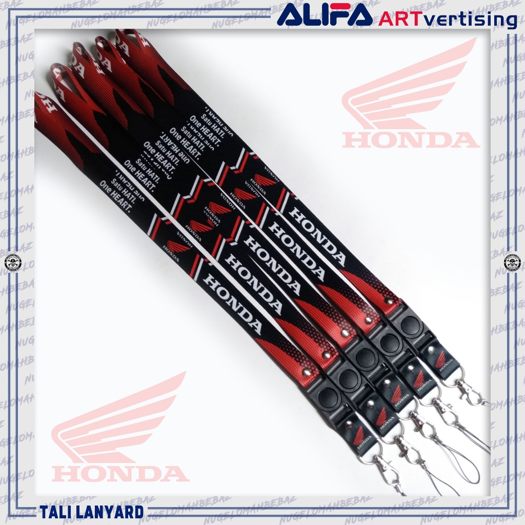Jual TALI LANYARD GANTUNGAN ID CARD/HP/KUNCI/DLL.. HONDA MOTOR | Shopee ...