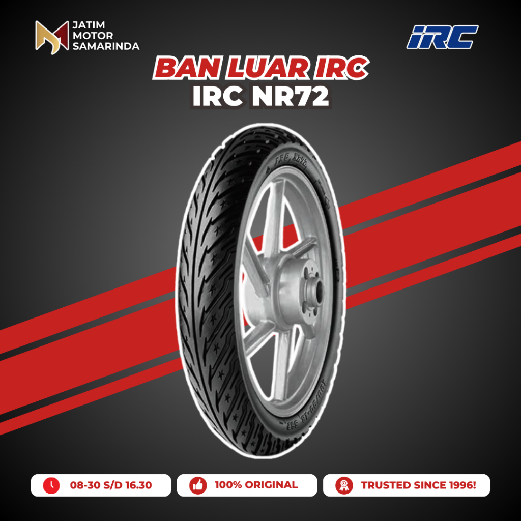 Jual Ban Luar IRC NR72 NR 72 Kembang Bintang Ring 16 17 70/90 80/90 90/ ...