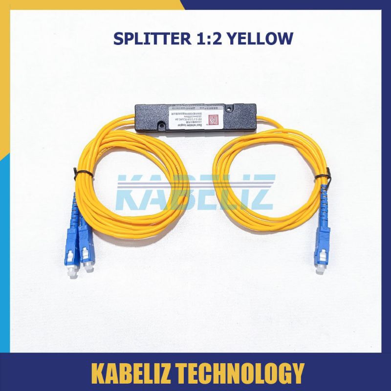Jual Splitter ratio ftth fiber optic 1x2 1*2 1:2 1/2 spliter rasio ...