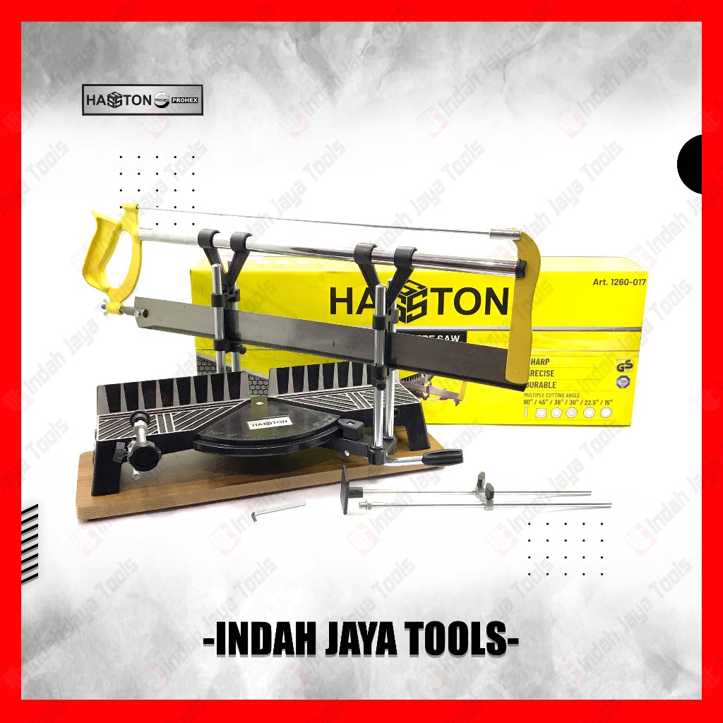 Jual Hasston 1260 017 Gergaji Pigura Manual Clamping Mitre Miter Saw