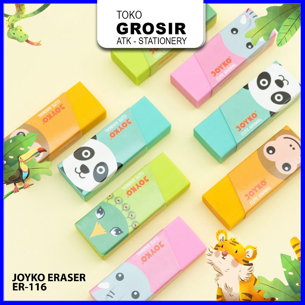 Jual Penghapus JOYKO - Eraser ER-116 Animal Cute penghapus | Shopee Indonesia