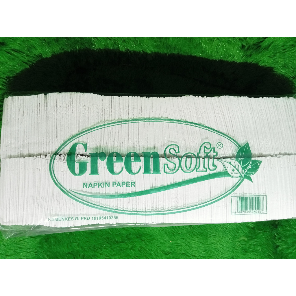 Jual TISSUE GREENSOFT NAPKIN PAPER 500 GR TISU MAKAN AKSARA | Shopee Indonesia