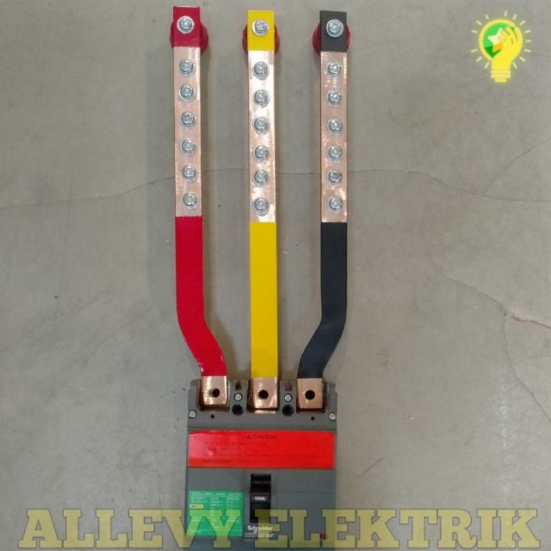 Jual BUSBAR 3X20 RST UNTUK MCCB 250A PANJANG 30CM | Shopee Indonesia