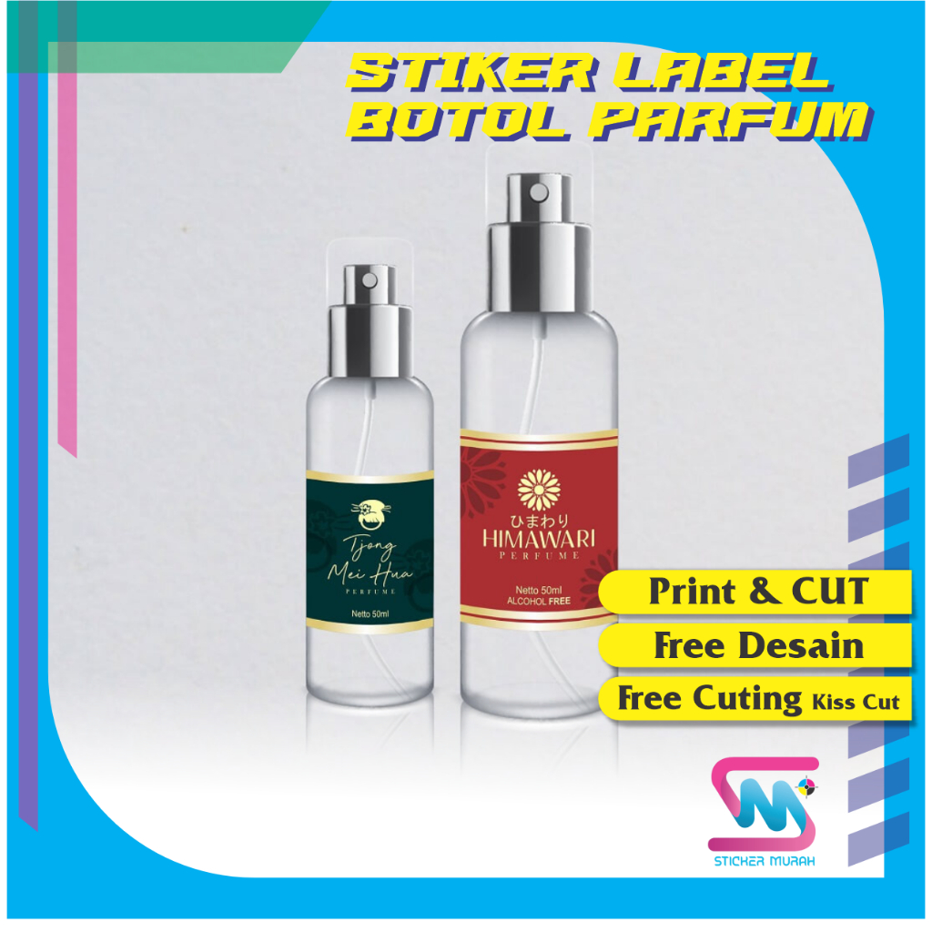 Jual Stiker Murah Bandung - Print Sticker Botol Parfum Label Custom ...