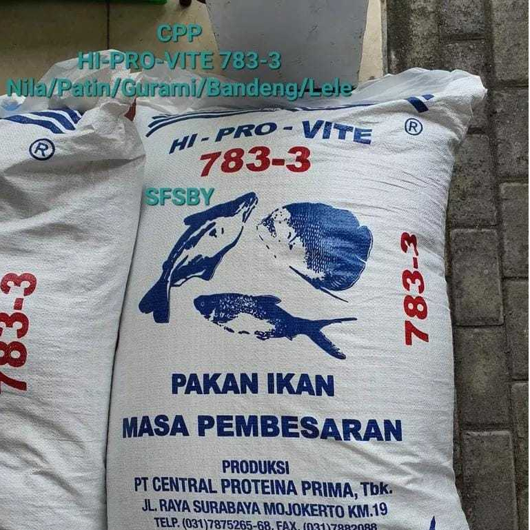 Jual Repack 10 Kg HI-PRO-VITE 781, 782, 783 785 -1, -2, -3, -4 CP Prima Pakan Ikan Budidaya ...