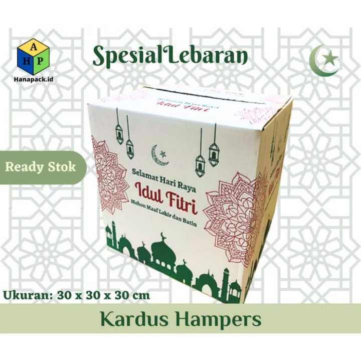 Jual Box Parsel Besar (30x30x30cm) kardus/parcel/lebaran/idul fitri/eid ...
