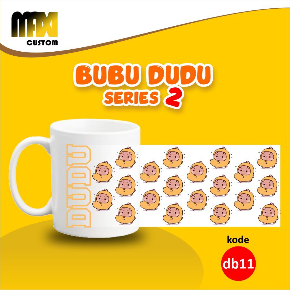 Jual MUG KARAKTER / MUG BUBU & DUDU 2 / MUG LUCU / Gelas Standar Desain ...