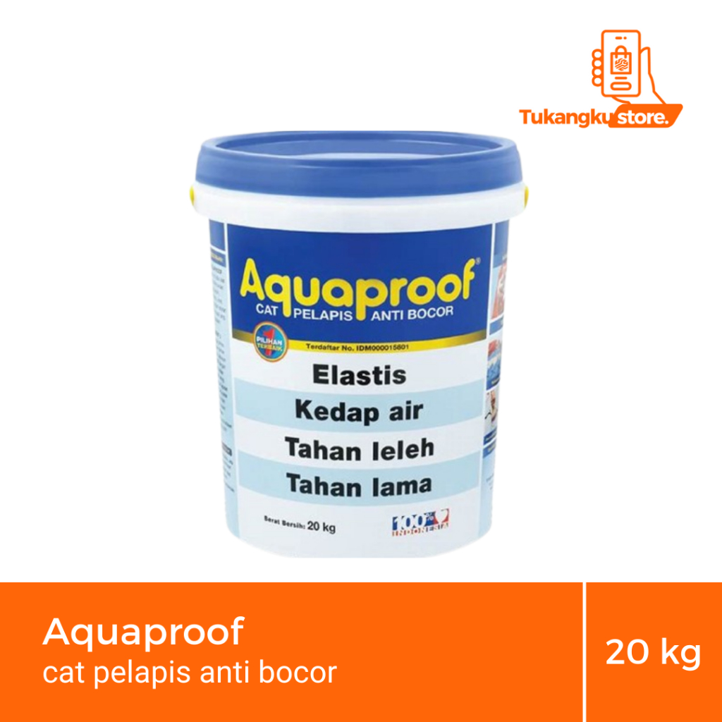 Jual CAT PELAPIS ANTI BOCOR AQUAPROOF 20KG | Shopee Indonesia