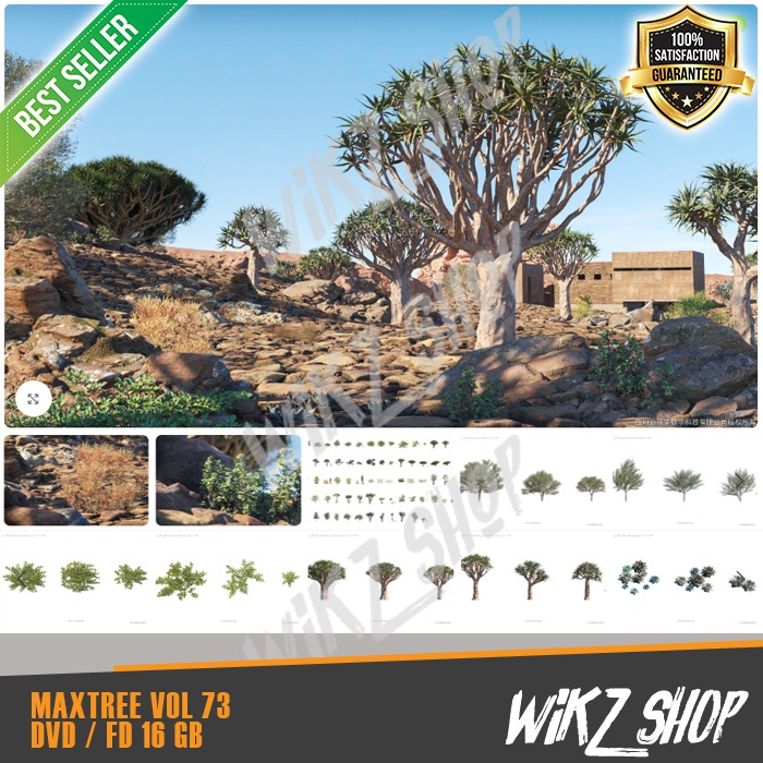 Jual MAXTREE PLANTS 3D MODELS VOLUME 73 | Shopee Indonesia