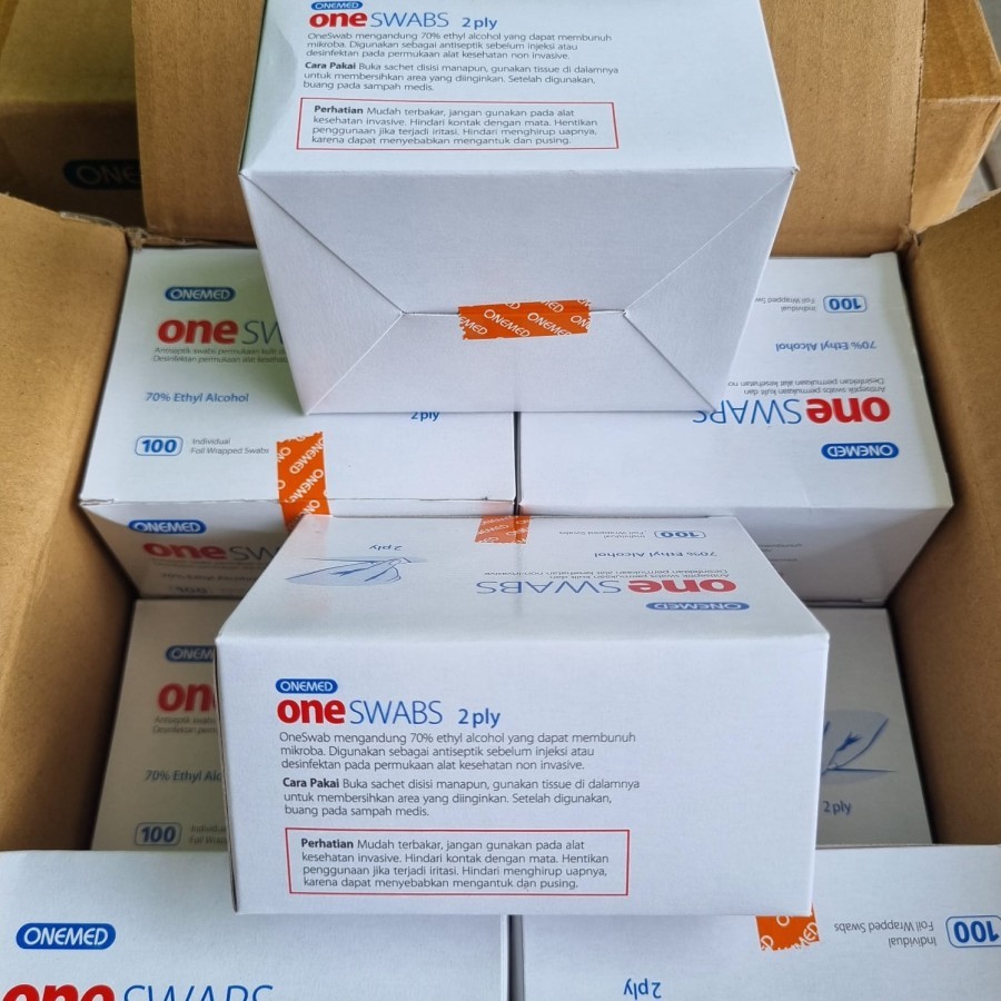 Jual Alkohol Swab One Med One Swabs. Tissue Alcohol Swabs OneMed ...