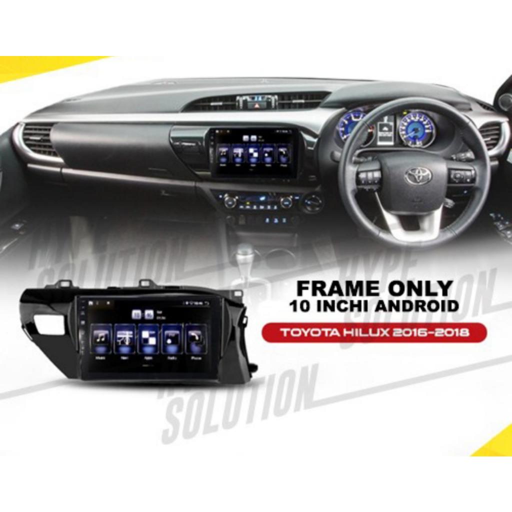 Jual Head Unit Android 10 Inch Skeleton Paket Toyota Hilux 2016 - 2022 ...