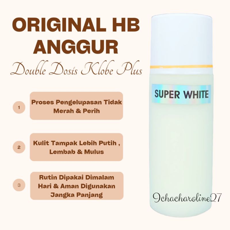 Jual ORIGINAL HB ANGGUR DOUBLE DOSIS KLOBE PLUS / ANGGUR GEL KLOBE ...