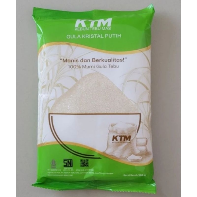 Jual Gula Pasir Kristal Putih "KTM" 1kg | Shopee Indonesia
