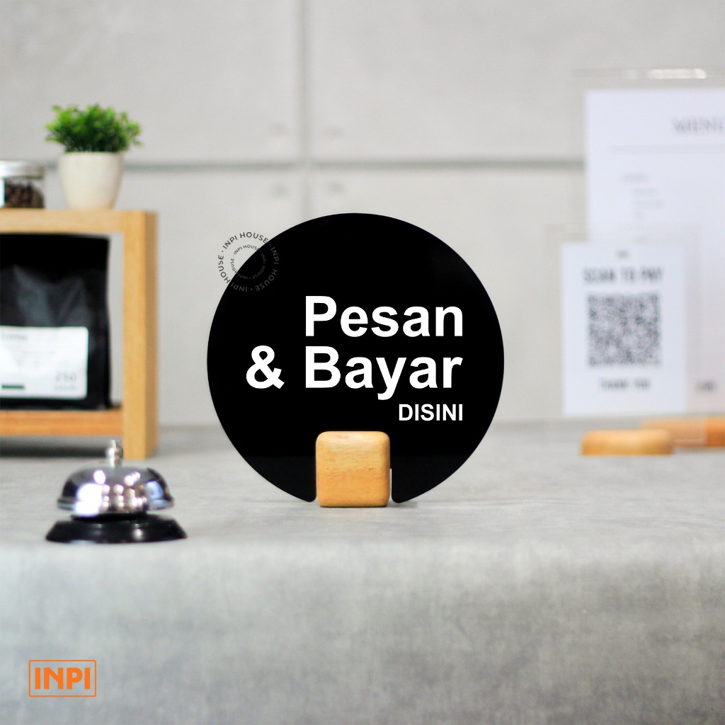 Jual Sign Pesan dan Bayar Disini Kayu Akrilik Lingkaran - INPI House ...