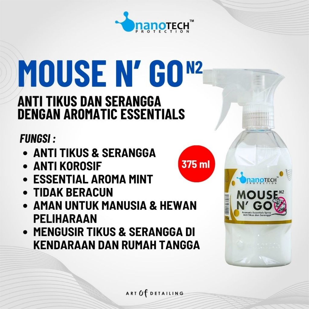Jual Pengusir Tikus Mobil - Rat Repellent - nanoTECH PROTECTION - MOUSE ...