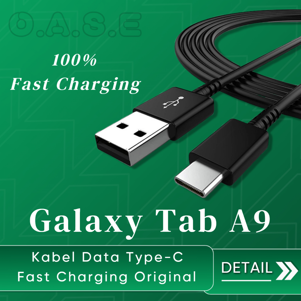 Jual Kabel Data Samsung Galaxy Tab A9 USB Type C Fast Charging Original ...