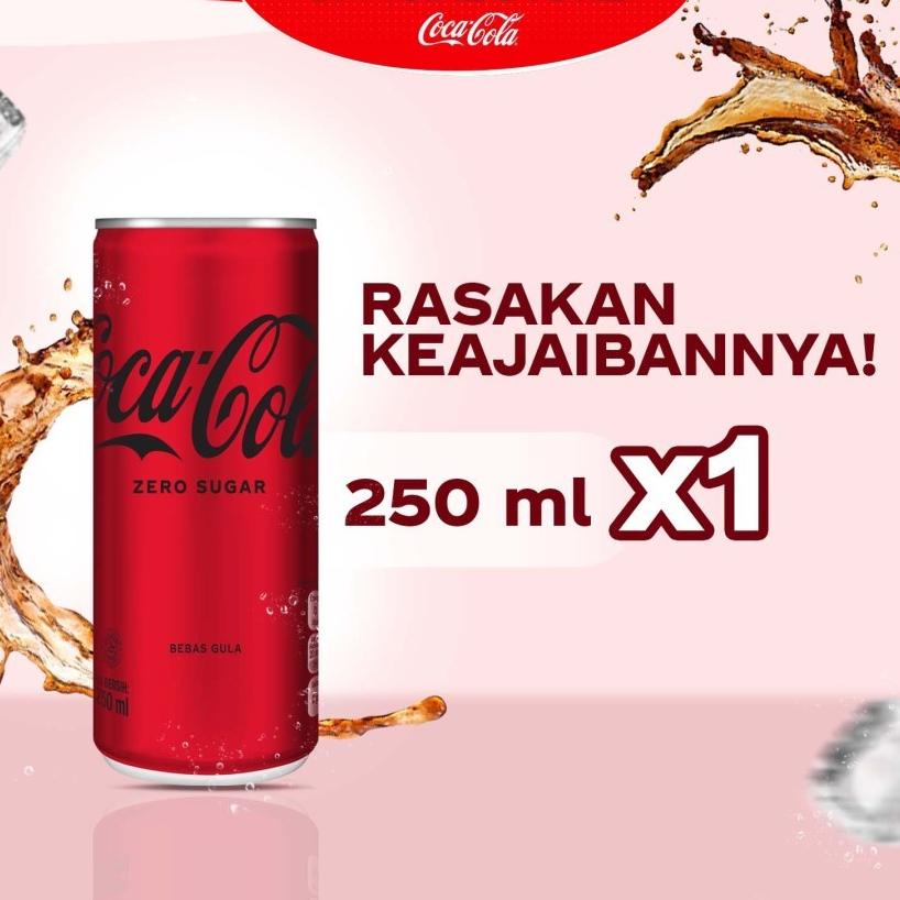 Jual Coca Cola Zero Can 250mL | Shopee Indonesia