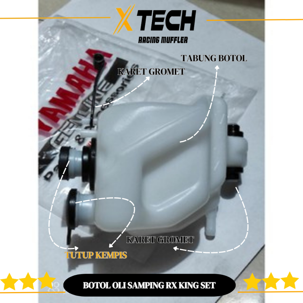 Jual BOTOL OLI SAMPING RX KING SET/KARET TABUNG OLI RX KING/INDIKATOR ...