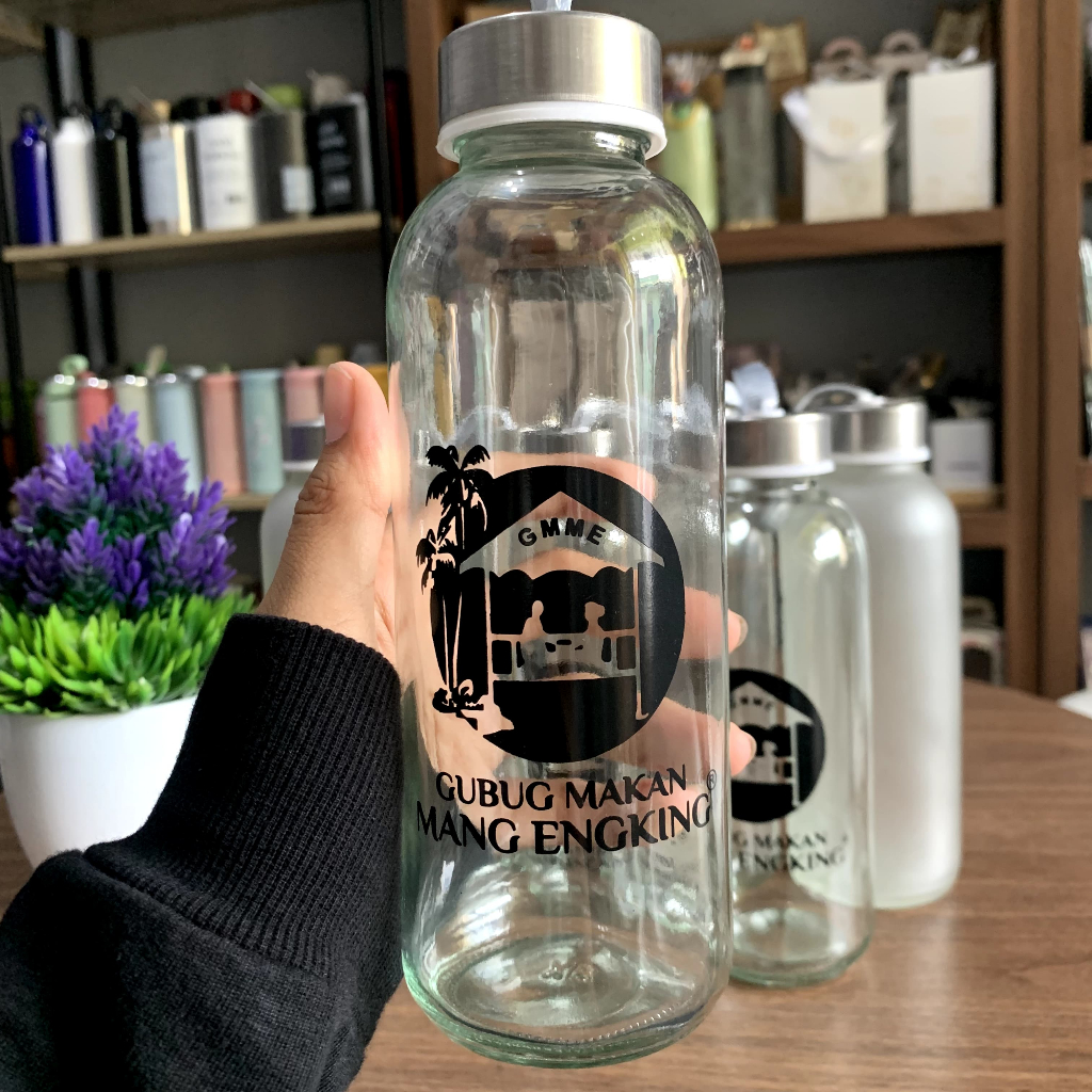 Jual Botol Kaca Bening Doff SABLON MIN 50PCS | Shopee Indonesia