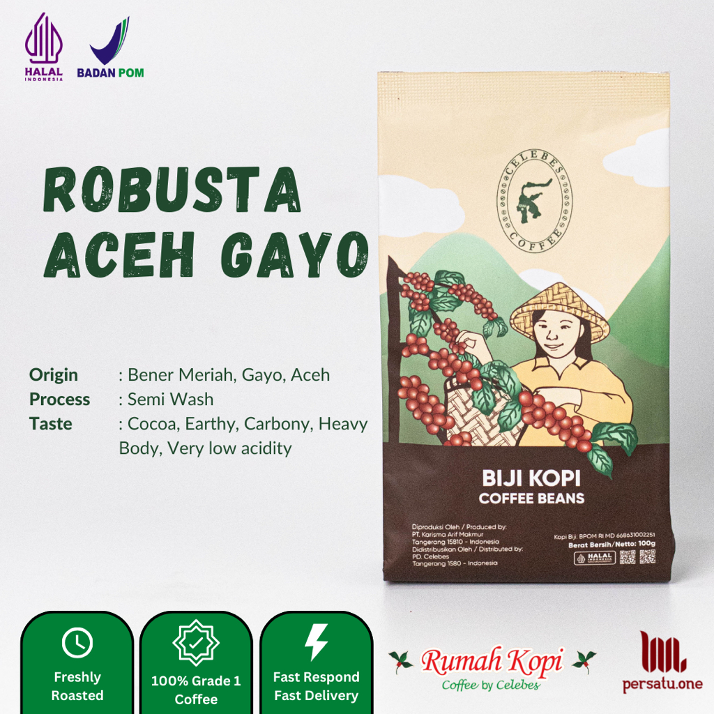 Jual [CELEBES COFFEE] Kopi Robusta Aceh Bubuk/Biji/Espresso | Shopee ...
