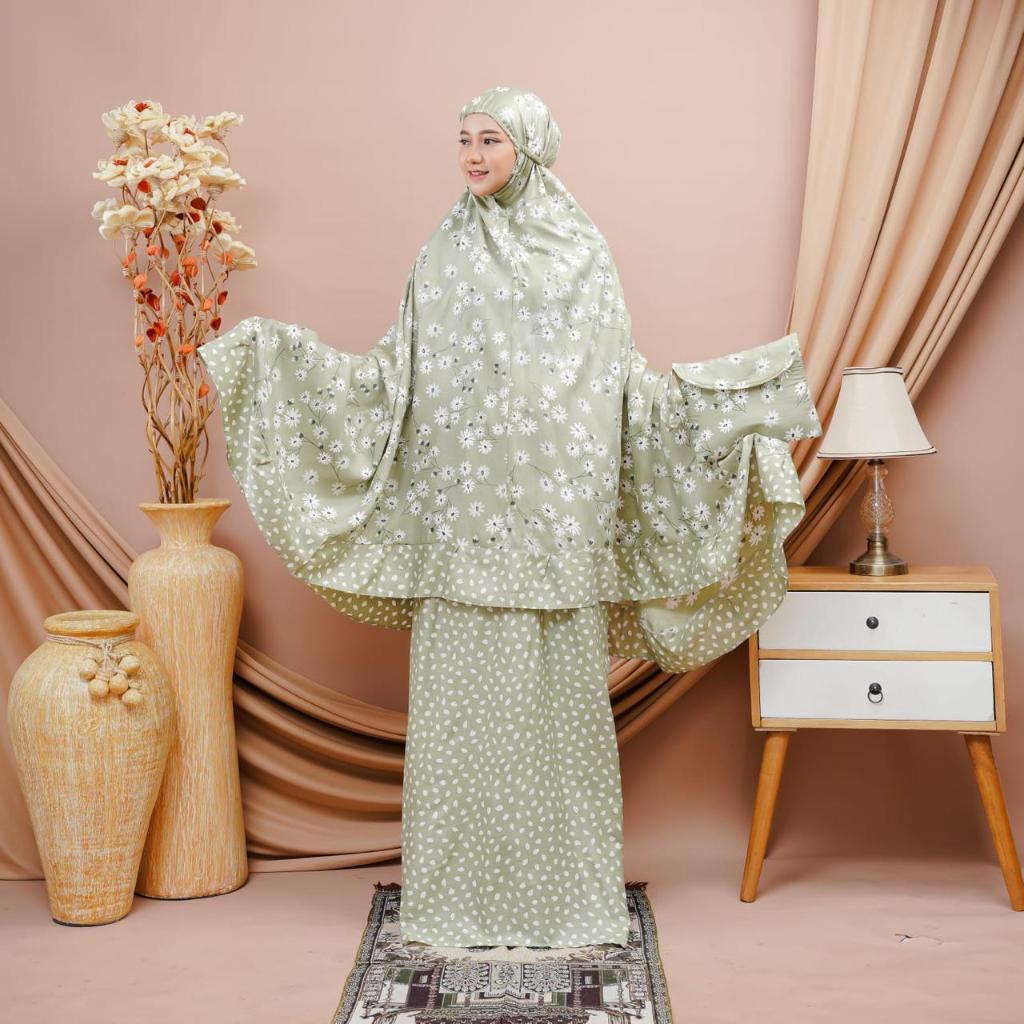 Jual MUKENA BALI DEWASA JUMBO KATUN RAYON | MUKENA MOTIF SAKURA JUMBO ...