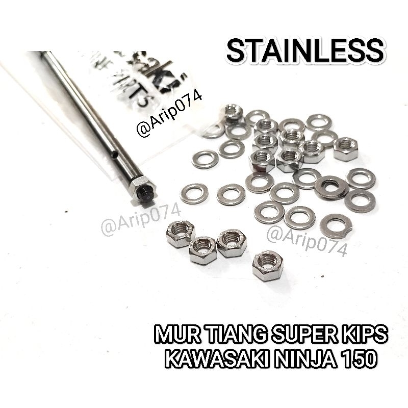 Jual MUR STAINLESS PNP TIANG SUPER KIPS NINJA 2 TAK MUR TIANG KIPS ...