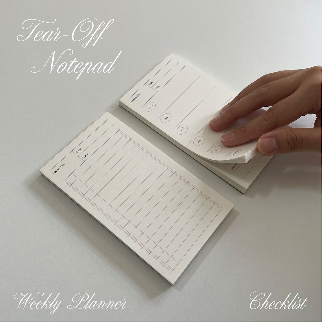 Jual Tear-Off Notepad by Keartas Studio (Checklist & Weekly Planner ...