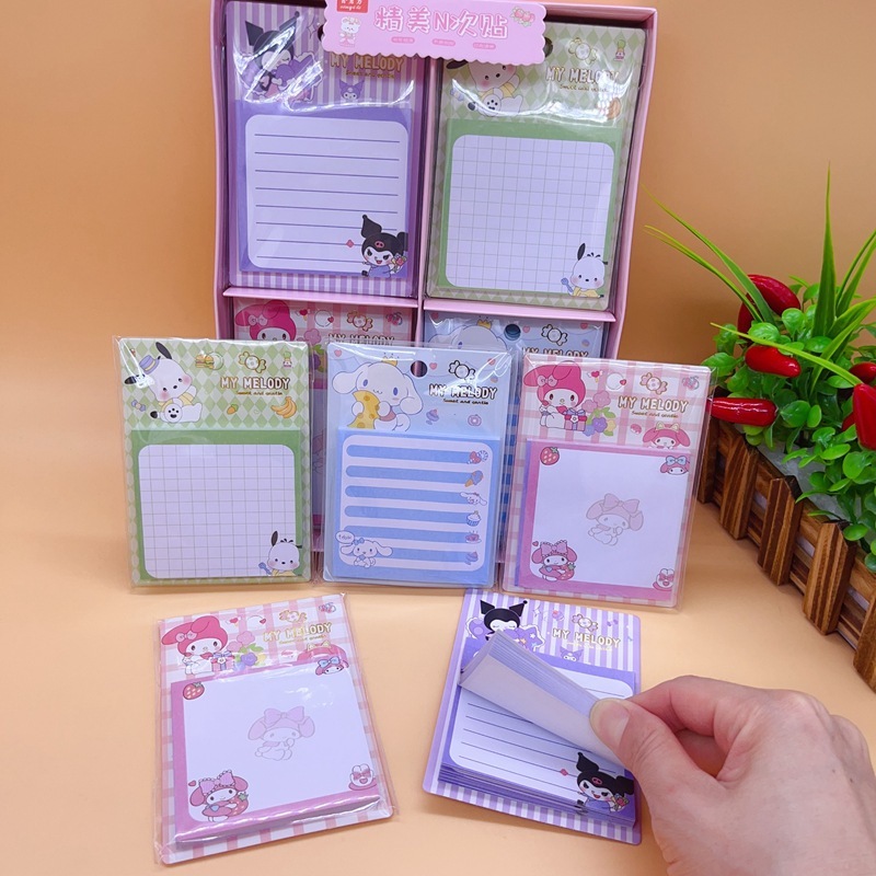 Jual Sticky Notes Sanrio My Melody 7,5x7,5cm | Shopee Indonesia