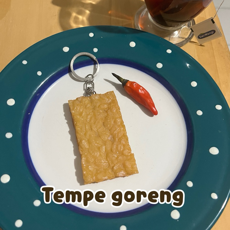 Jual Gantungan Kunci Ceker ayam Telor Puyuh Mendoan Tahu Goreng Cabe ...