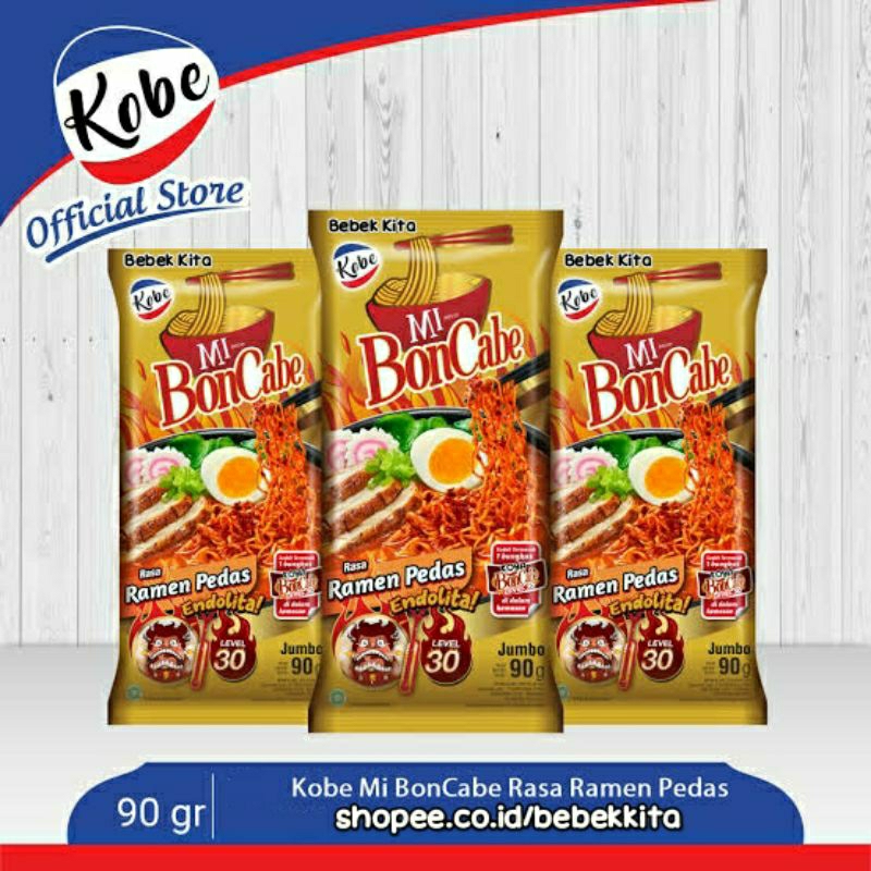 Jual PROMO!!!Mie Boncabe Level 30 Jumbo 90gr - Gratis Packing Bubble ...