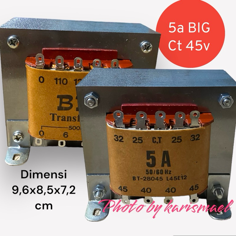 Jual Trafo 5 Ampere Big CT 45 ada extra | Shopee Indonesia