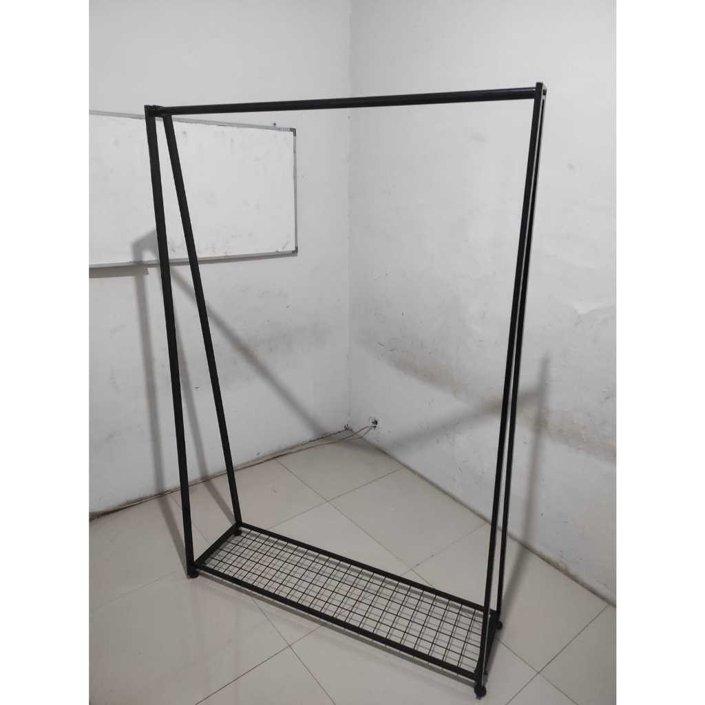 Jual DRJ - Gawang Baju Rak Gantungan Baju Full Kotak Model SPIKE Gamis ...