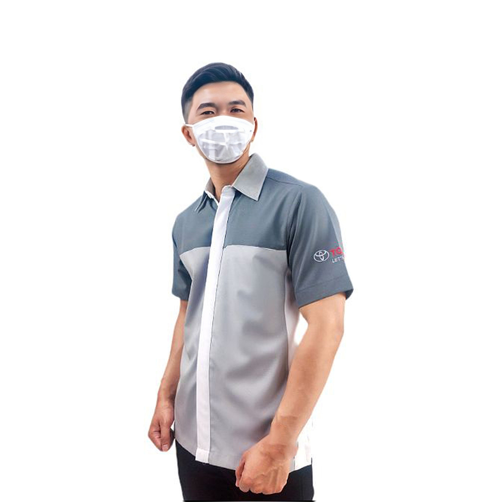 Jual Baju Toyota Kemeja Kantor Formal Casual Kemeja Seragam Kerja ...