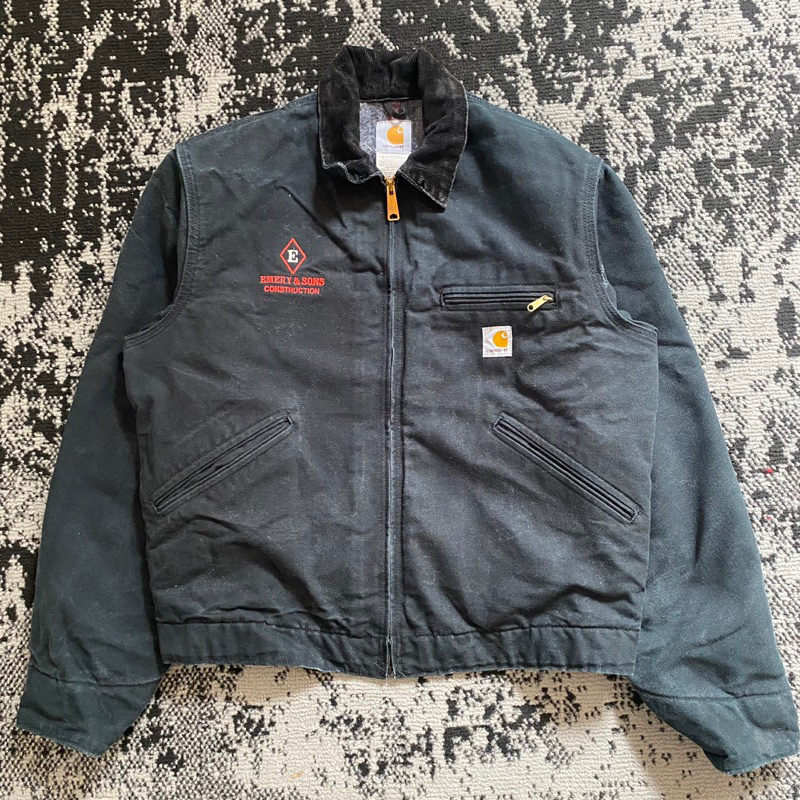 Jual Carhartt Detroit Jacket J01-BLK (Black) | Shopee Indonesia