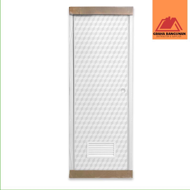 Jual Pintu kamar mandi PVC Motif Kotak Balok / pintu kamar mandi, pintu ...
